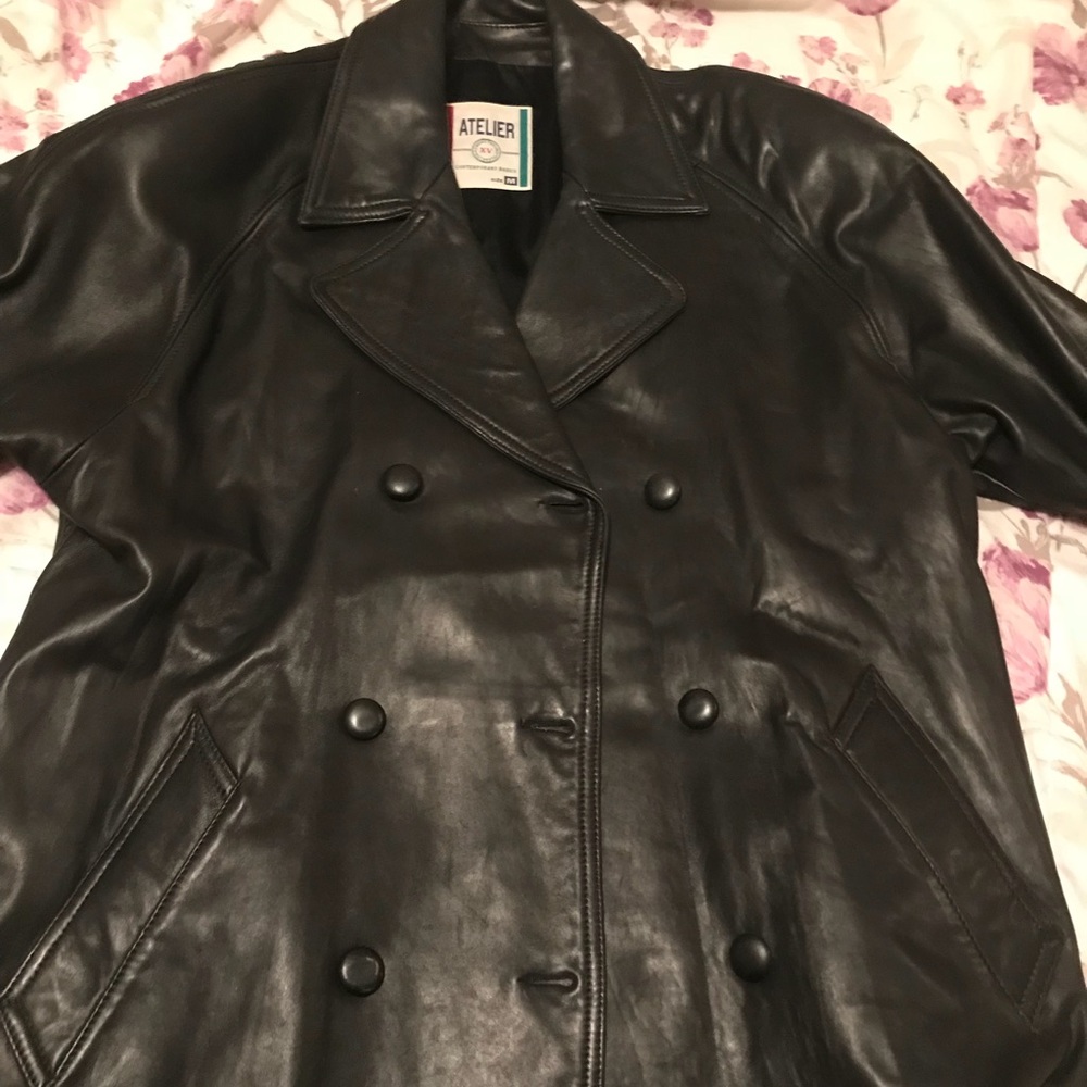 Atelier Leather Coat - Gem